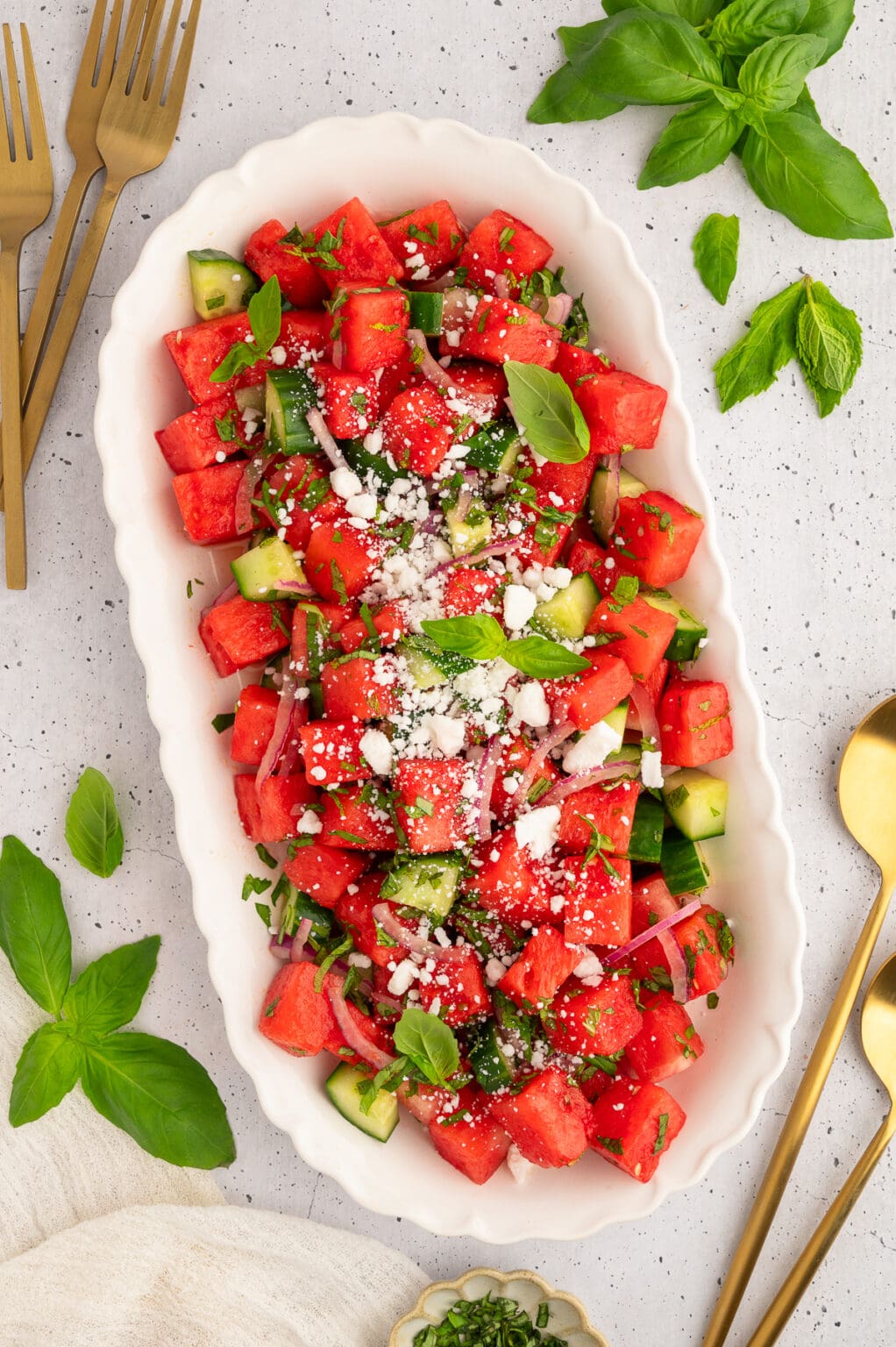 Vegan Watermelon Salad — Foodborne Wellness